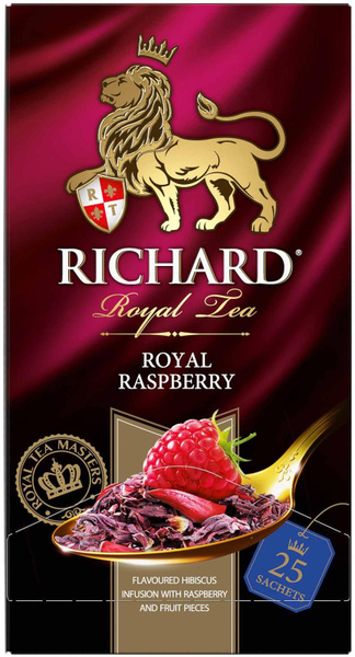 Напиток чайный Richard Royal Raspberry гибискус и малина 25пак купить ...