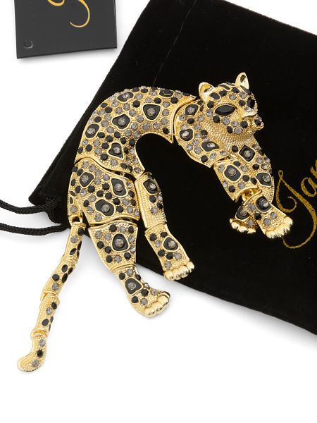 Janess брошь "Пантера". Цвет: золото - купить с доставкой по выгодным ...