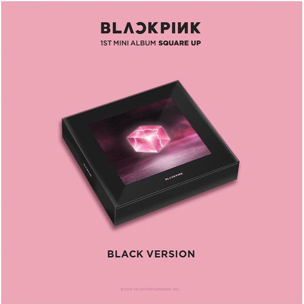 Дебютный альбом BLACKPINK SQUARE UP Mini 1 Series BLACK Edition + 1 ...