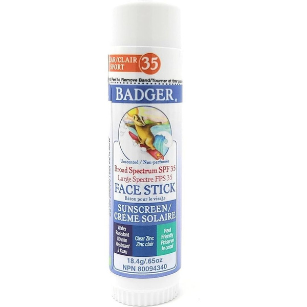 Крем для лица Badger Transparent Sports SPF 35, 18,4 г купить на OZON ...