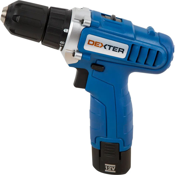 Дрель аккумуляторная Dexter ML-CD62-120S, 12 В Li-ion 1.5 Ач 12 Вт - купить в интернет-магазине ...