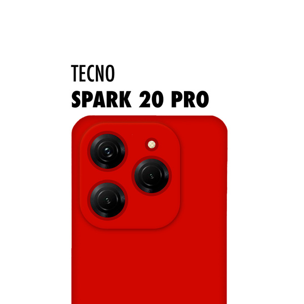 Чехол для Tecno Spark 20 Pro 4g 2024 Текно Спарк 20 Про тонкая накладка из качественного