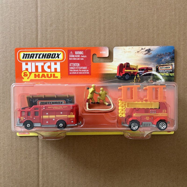 Машинка Matchbox Alloy car model Fire truck transport engineering ...