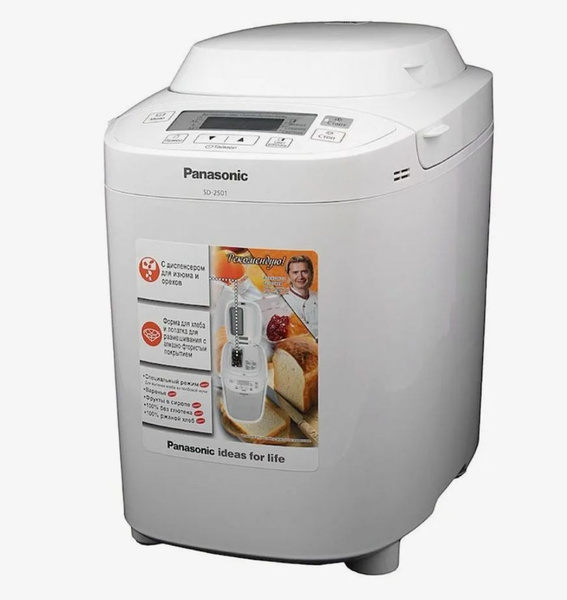Хлебопечка Panasonic SD-2501WTS, белый - купить по доступным ценам с ...