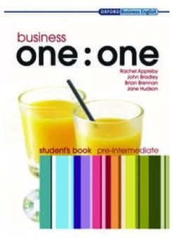 Business one:one Pre-intermediate. Student's Book and MultiROM Pack ...