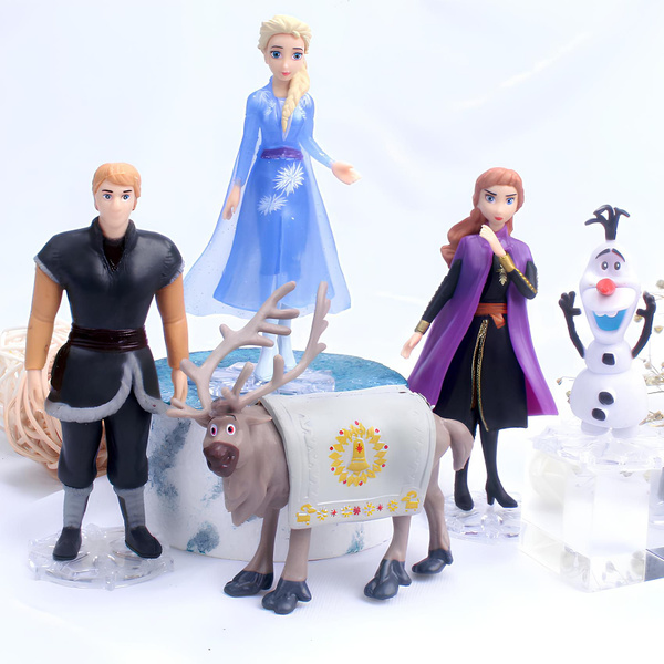 Набор фигурок Холодное сердце 2 Анна Эльза Кристоф Свен Олаф/ Frozen II ...