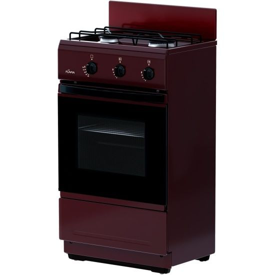 Газовая плита Flama CG 3202 B, коричневый - купить по выгодной цене в ...