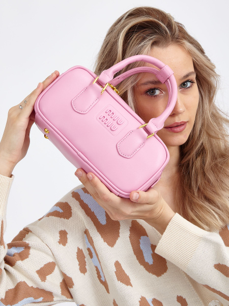 Сумка женская кожаная Miu Miu кросс боди через плечо клатч купить