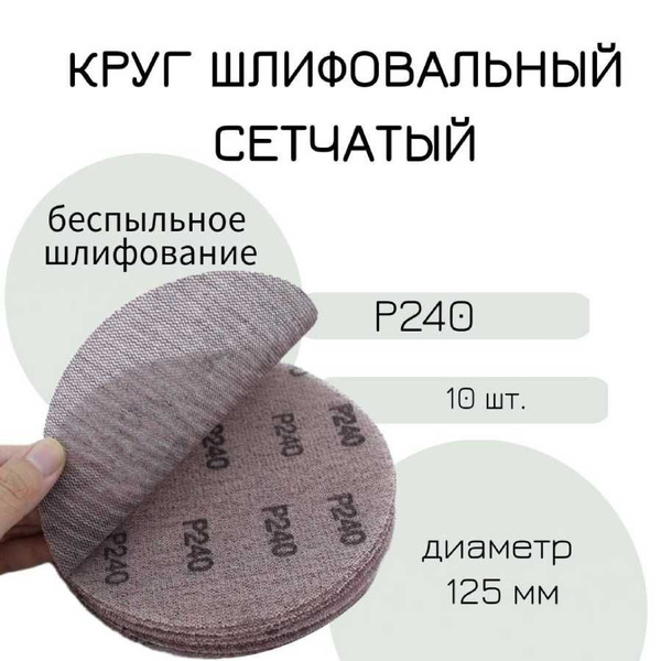 Круг шлифовальный 125 - купить по низким ценам в интернет-магазине OZON ...