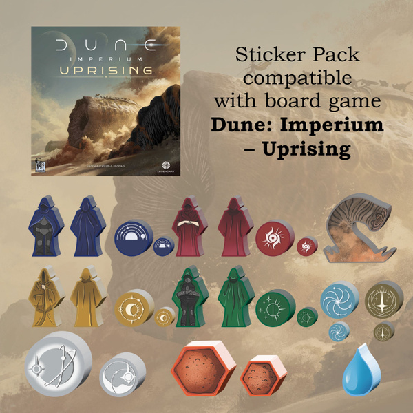 Стикерпак для настольной игры Dune: Imperium Uprising (Дюна: Империя ...