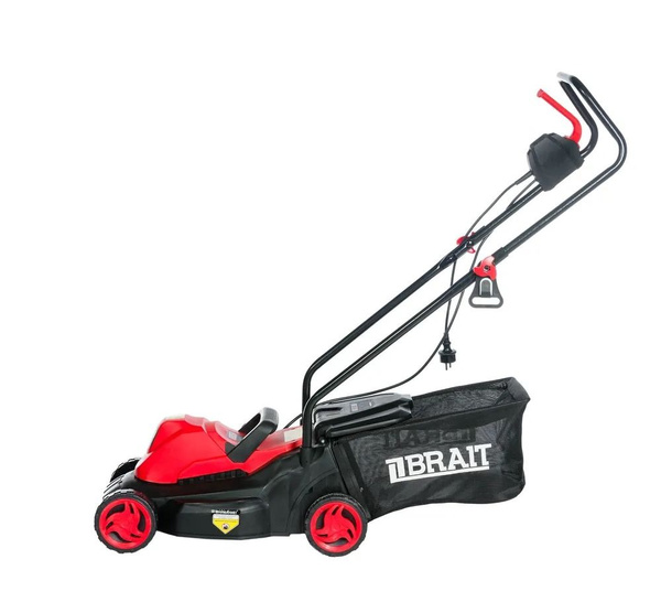 Газонокосилка электрическая BRAIT BR 32-1200, - купить по выгодной цене в интернет-магазине OZON ...