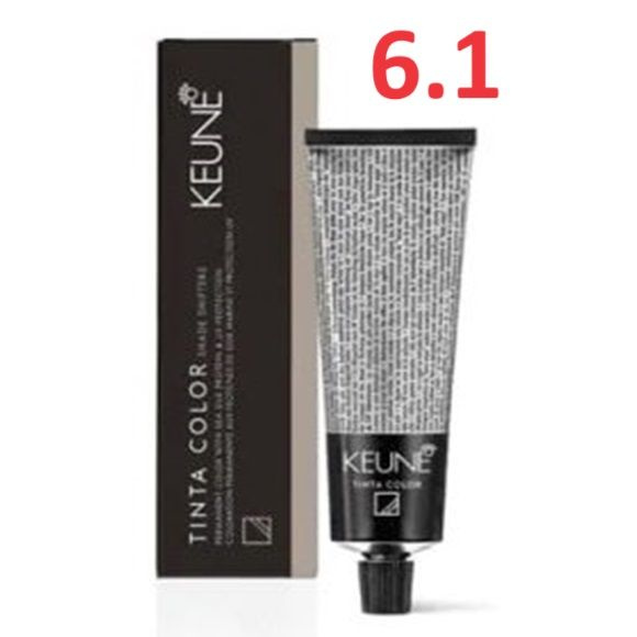 KEUNE TINTA COLOR № 6.1 60 мл. Краска для волос ТЁМНЫЙ ПЕПЕЛЬНЫЙ ...