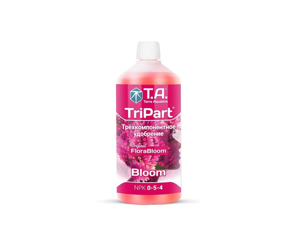 Удобрение Terra Aquatica TriPart Bloom T.A. 1L (ex Flora bloom GHE) - купить с доставкой по ...