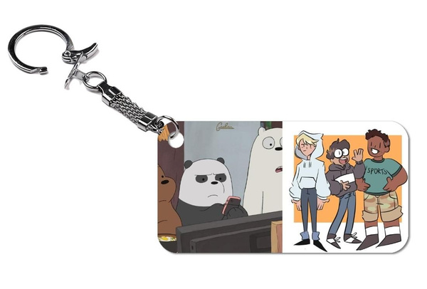 Брелок Вся Правда О Медведях (We Bare Bears) №138, металлический, 5x2.5 см - купить с доставкой ...