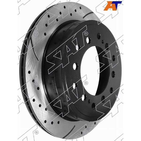 Комплект дисков тормозных зад перфорированные TOYOTA LAND CRUISER PRADO ...