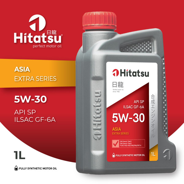 Масло моторное Hitatsu asia extra 5W-30 Синтетическое 1 л 5W30H11 купить c доставкой на OZON по ...