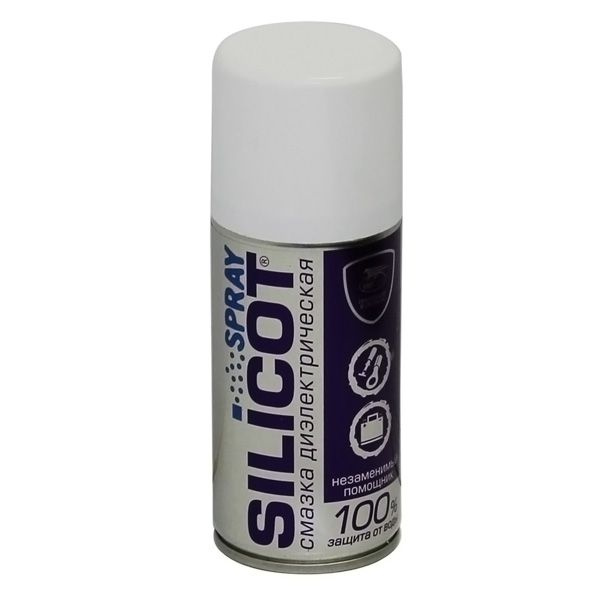 Смазка-аэрозоль диэлектрическая для защиты электрики Silicot Spray ...
