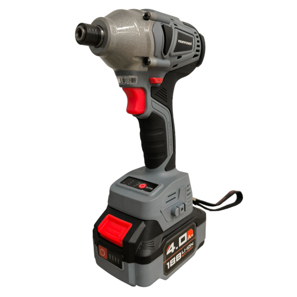 Аккумуляторный ударный винтоверт Profipower MKDTD-18V (18 В, 2 АКБ, 4 Ач, 180 Нм) - купить в ...