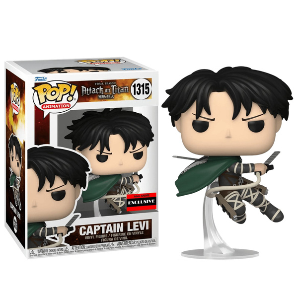 Фигурка Funko Pop! Attack on Titan: Captain Levi Ackerman (Стикер AAA ...
