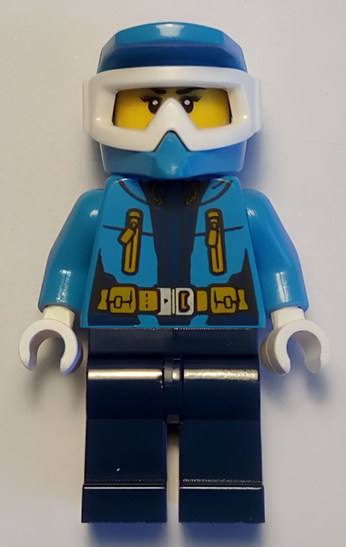 Минифигурка Lego Arctic Explorer Female - Dirt Bike Helmet, Goggles ...