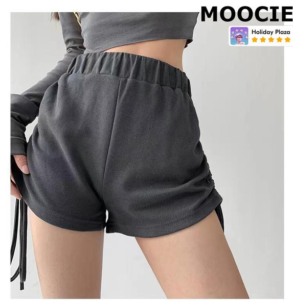 Шорты Женский MOOCIE темно-серый, размер 48 купить c доставкой на OZON по низкой цене (1908493299)