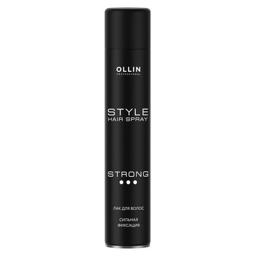 OLLIN PROFESSIONAL / STYLE Лак для волос сильной фиксации, 500 мл ...