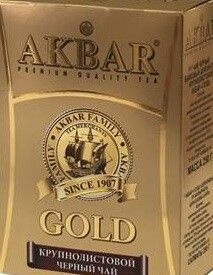 Чай акбар 250 г голд черный крупнолистовой - купить с доставкой по ...