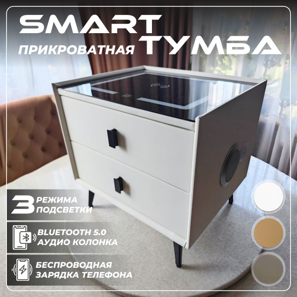 Тумба прикроватная POLYLIGHT Tumba, 48x40x46 см - купить по выгодной ...