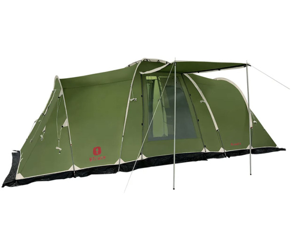 Палатка 4-местная BTrace Ruswell - купить по выгодной цене в интернет-магазине OZON (297055596)