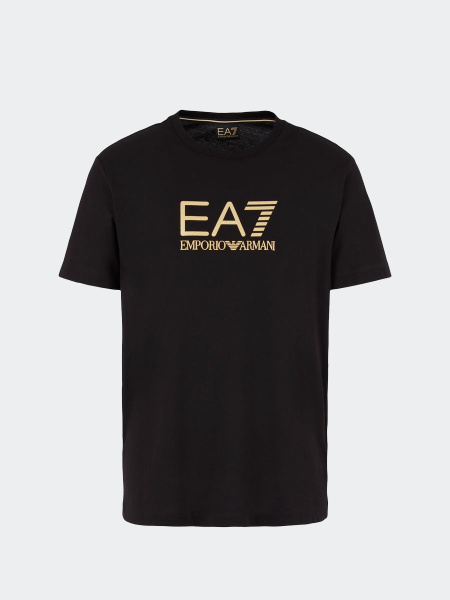 Футболка EA7, размер 48, 50, цвет черный, Хлопок 100% - купить по выгодной цене в интернет ...