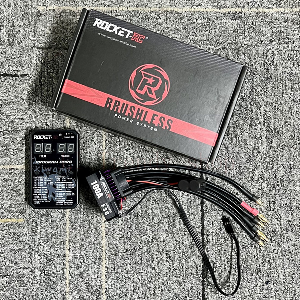 ROCKETRC 1/10Индуктивный бесщеточный ESC 100A фиолетовый купить на OZON ...