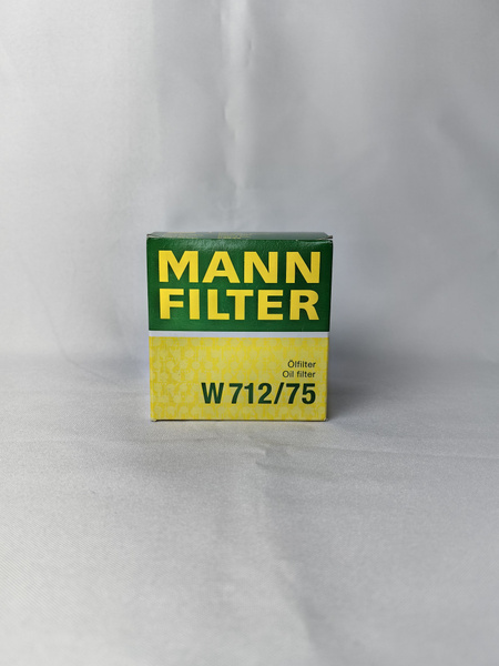 Фильтр масляный MANN FILTER W712/75 - купить по выгодным ценам в интернет-магазине OZON (1629943020)