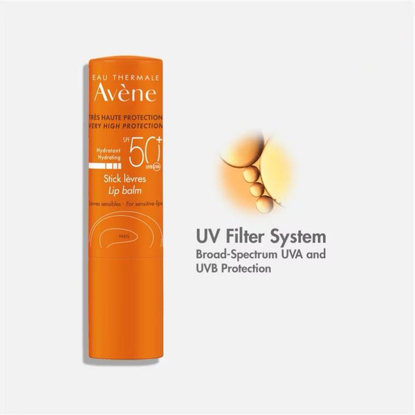 AVENE STICK LEVRES VERY HIGH PROTECTION SPF 50+ for sensitive lips 1 шт./Avene Солнцезащитный ...