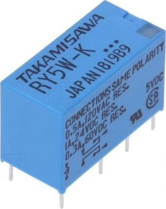 Реле FUJITSU RY-5W-K Реле: электромагнитное DPDT Uобмотки: 5ВDC 0,5A/120ВAC 1А PCB 1шт купить на ...
