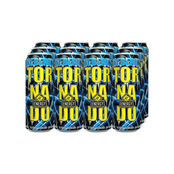 Энергетический напиток Торнадо Energy ICE Berry 1х12 0,45 ж/б - купить ...