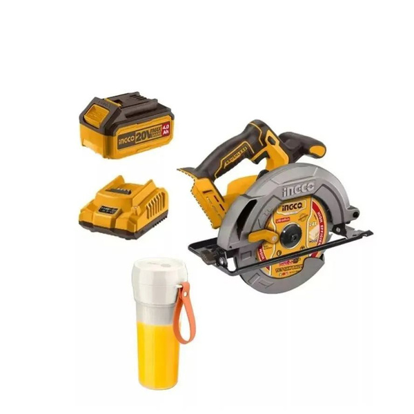 Набор INGCO COSLI240207 циркулярная пила CSLI18511 аккумуляторная и ...