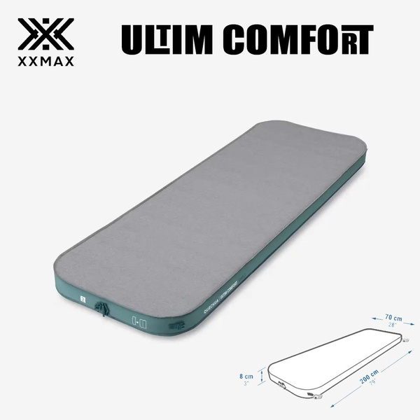 Самонадувной коврик для кемпинга Quechua Ultim Comfort 70 см, на 1 ...