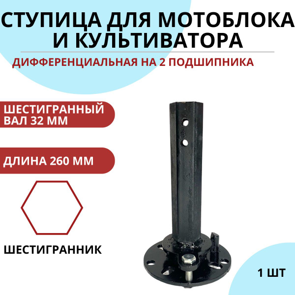 Оснастка для садовой техники Ступица колеса дифференциальная для ...