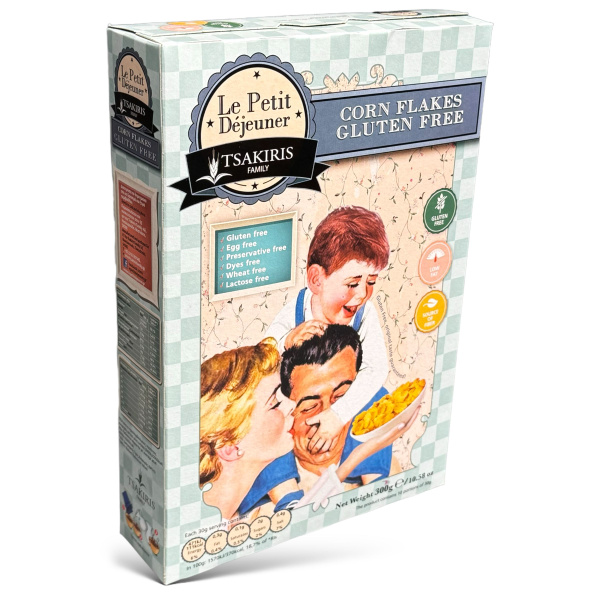 Кукурузные хлопья Le Petit Dejeuner TSAKIRIS FAMILY без глютена, 300г ...