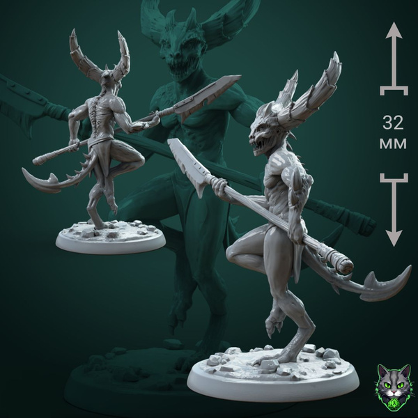 Миниатюра фигурка для настольных игр ДнД ( DnD ) Чертёнок ( Imp ...
