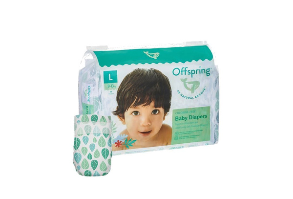 Подгузники Offspring 9-13 кг, листочки, 36 мл купить на OZON по низкой ...