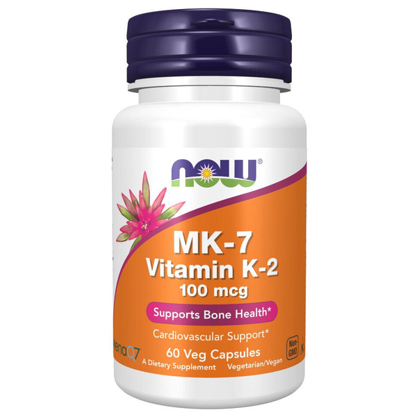 NOW VITAMIN K2 MK7 100мкг 60 капсул, Нау Витамин К2 - купить с ...