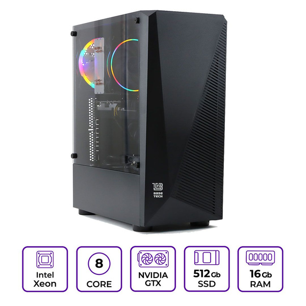 MASTERO Системный блок Gaming GFX01 (Intel Xeon E5-2640V3, RAM 16 ГБ ...