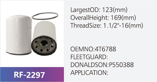 RF NATIVE TECHNOLOGIES Фильтр гидравлический для спецтехники арт. RF-2297, 1 шт. купить на OZON ...