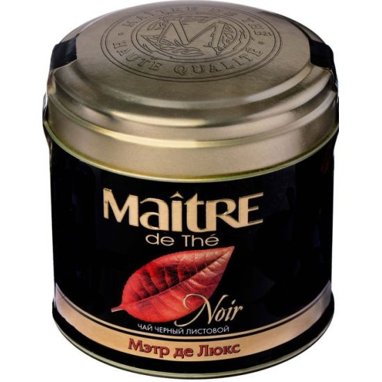 Чай MAITRE DE THE черный де Люкс 100г - купить с доставкой по выгодным ...