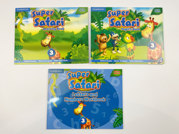 Комплект из 3 книг Super Safari 3 Pupil's Book with DVD+ Activity Book+ LETTERS & NUMBERS ...