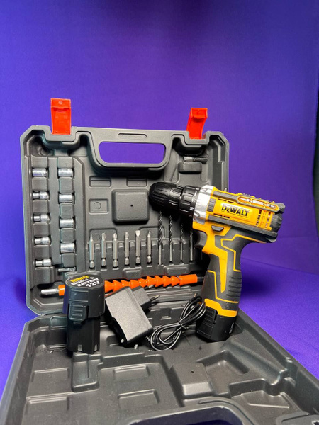 Шуруповерт аккумуляторный бесщеточный 12 V DeWalt дрель-шуруповерт 12 В ...