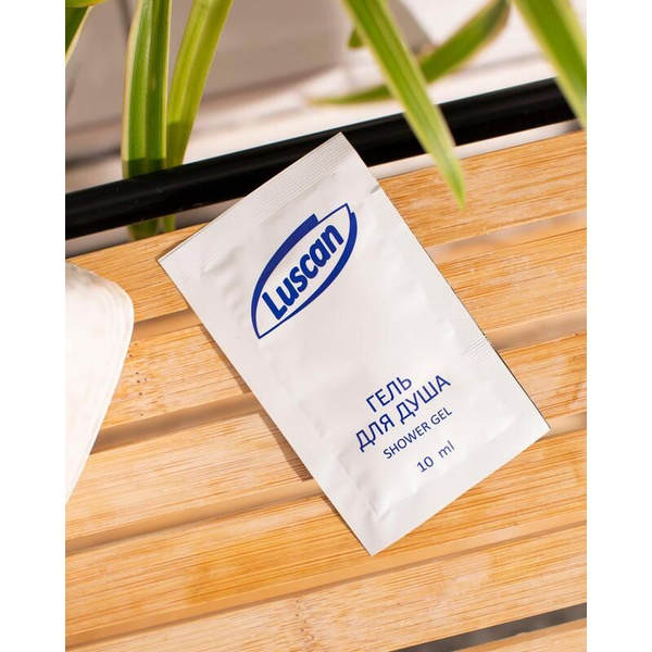 Гель для душа Luscan, 10 мл, 500 штук в упаковке - купить с доставкой по выгодным ценам в ...