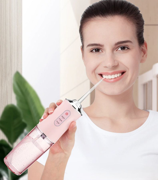 Ирригатор (флоссер) для гигиены полости рта Oral Irrigator, 4 сменные ...