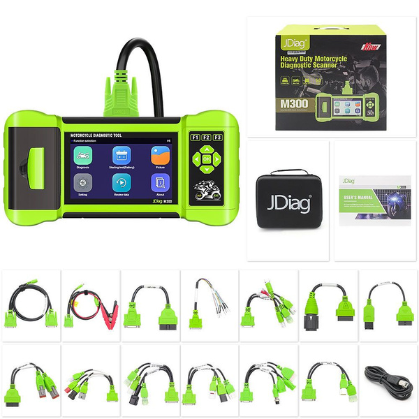 JDiag M300 мотоциклетный сканер детектор мотоциклов OBD диагностический ...